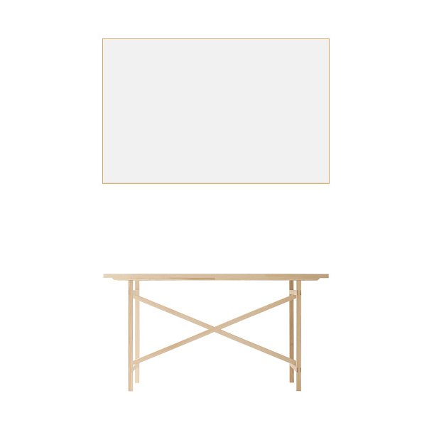 Egon Table, 140 cm, White melamine resin | Nils Holger Moormann | Desks ...