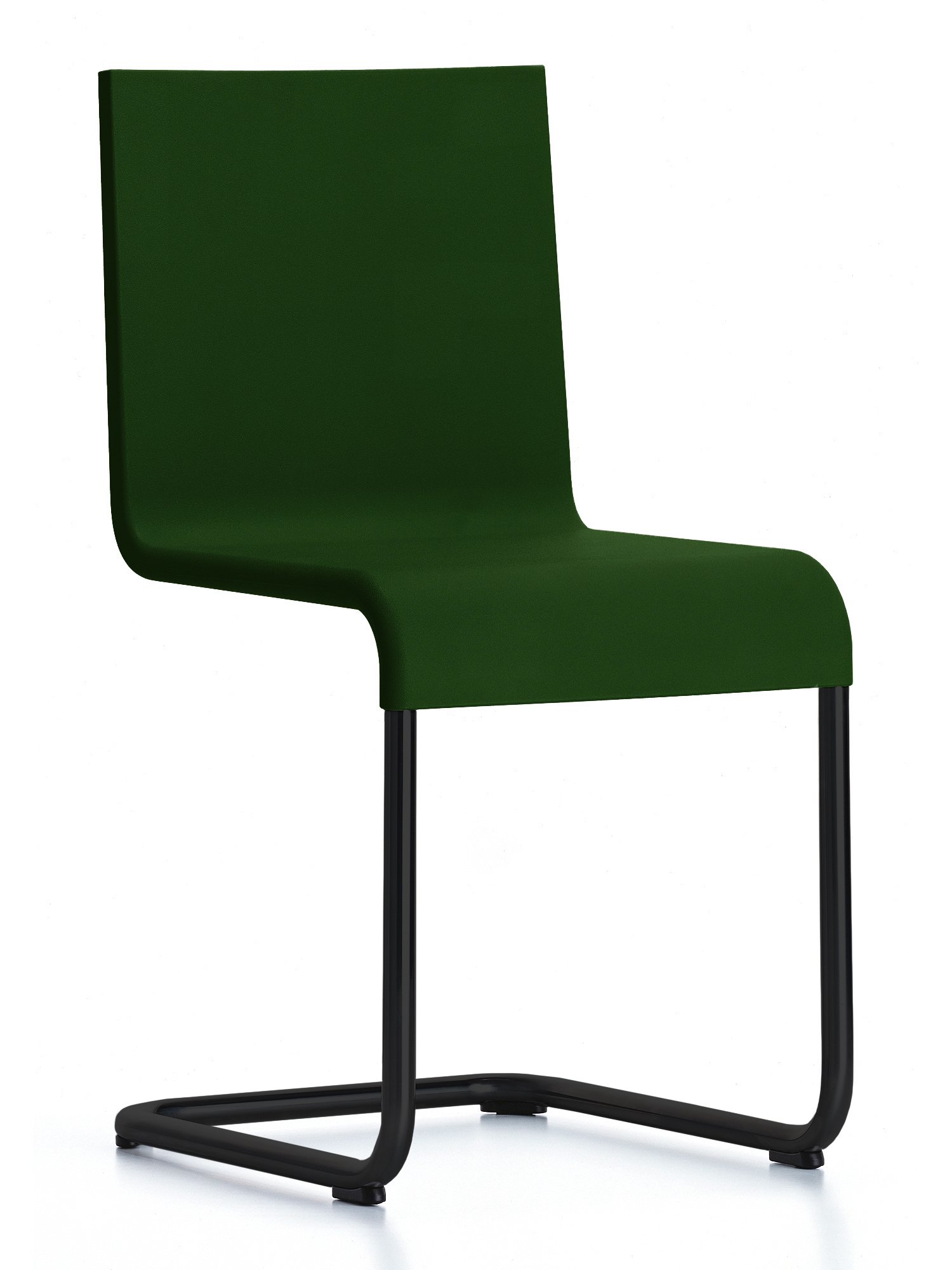 .05, Stackable, Dark green, Black powdercoated | Vitra | Chairs ...