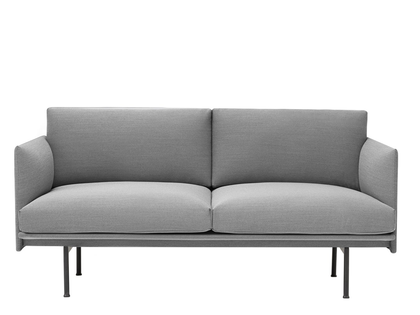 Outline Studio Sofa, Fabric Steelcut Trio grey | Muuto | Sofa ...