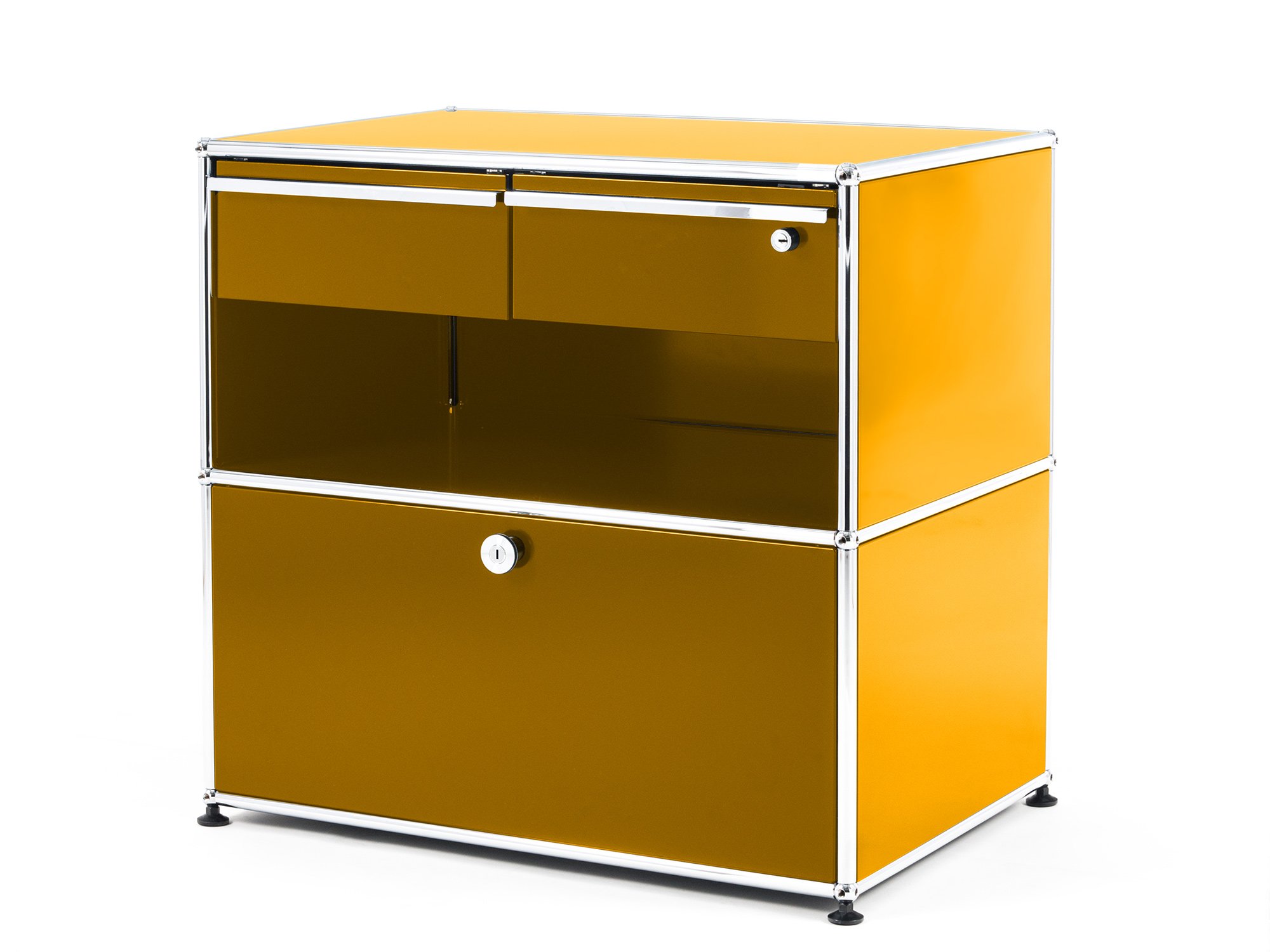 USM Haller Office Sideboard M with Drawers, Golden yellow RAL 1004 ...
