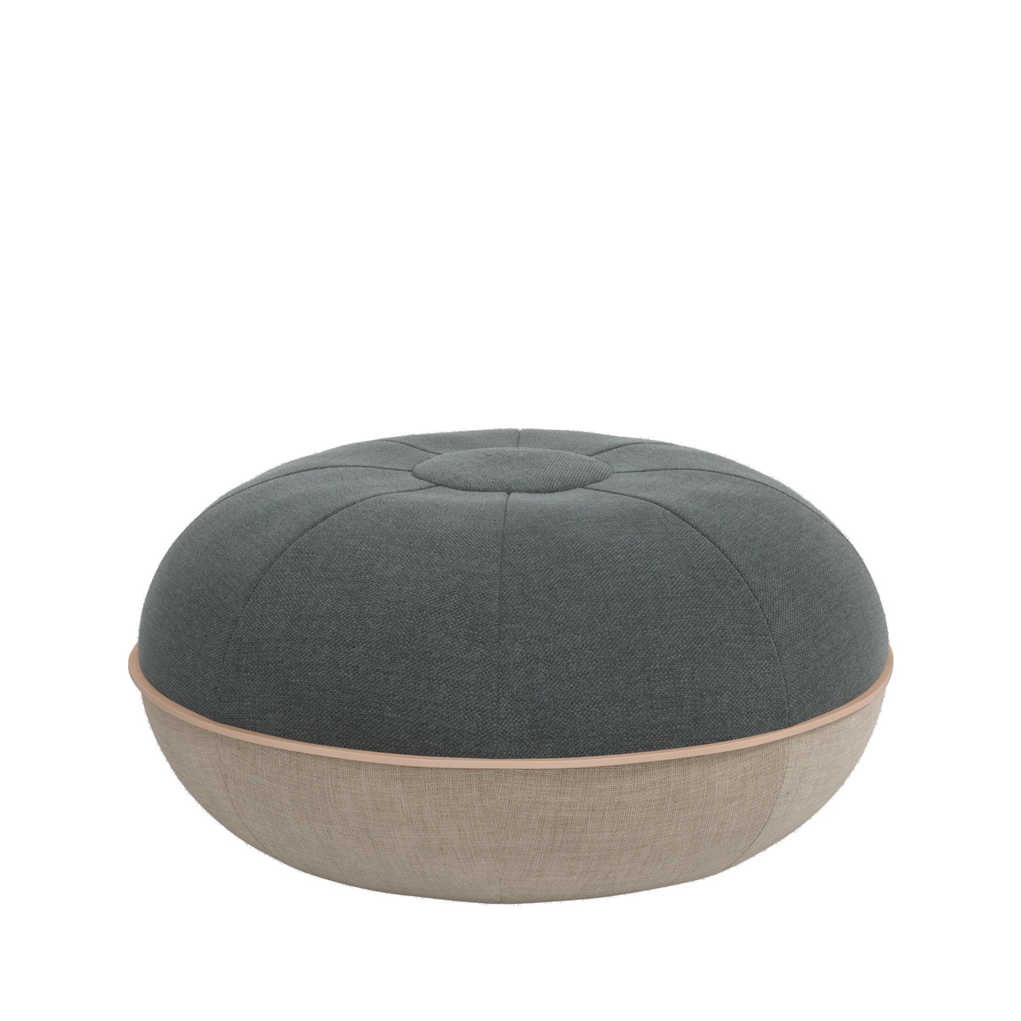 Objects Pouf, Steel grey, Ø 50 cm | Fritz Hansen | Stools - Designer ...