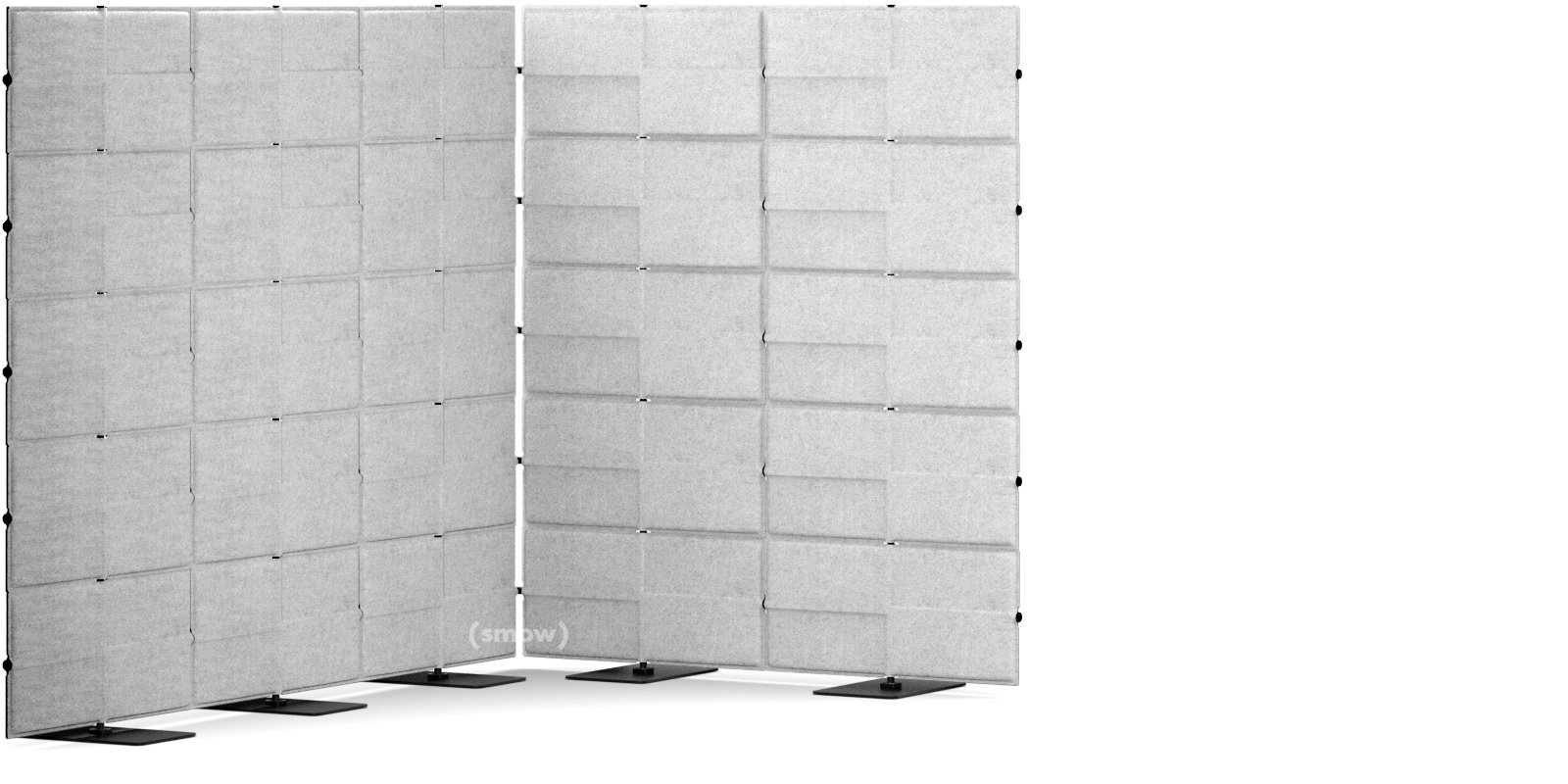 USM Privacy Panels Acoustic Corner, 1,50 m (2 elements), 1,79 m (5 ...