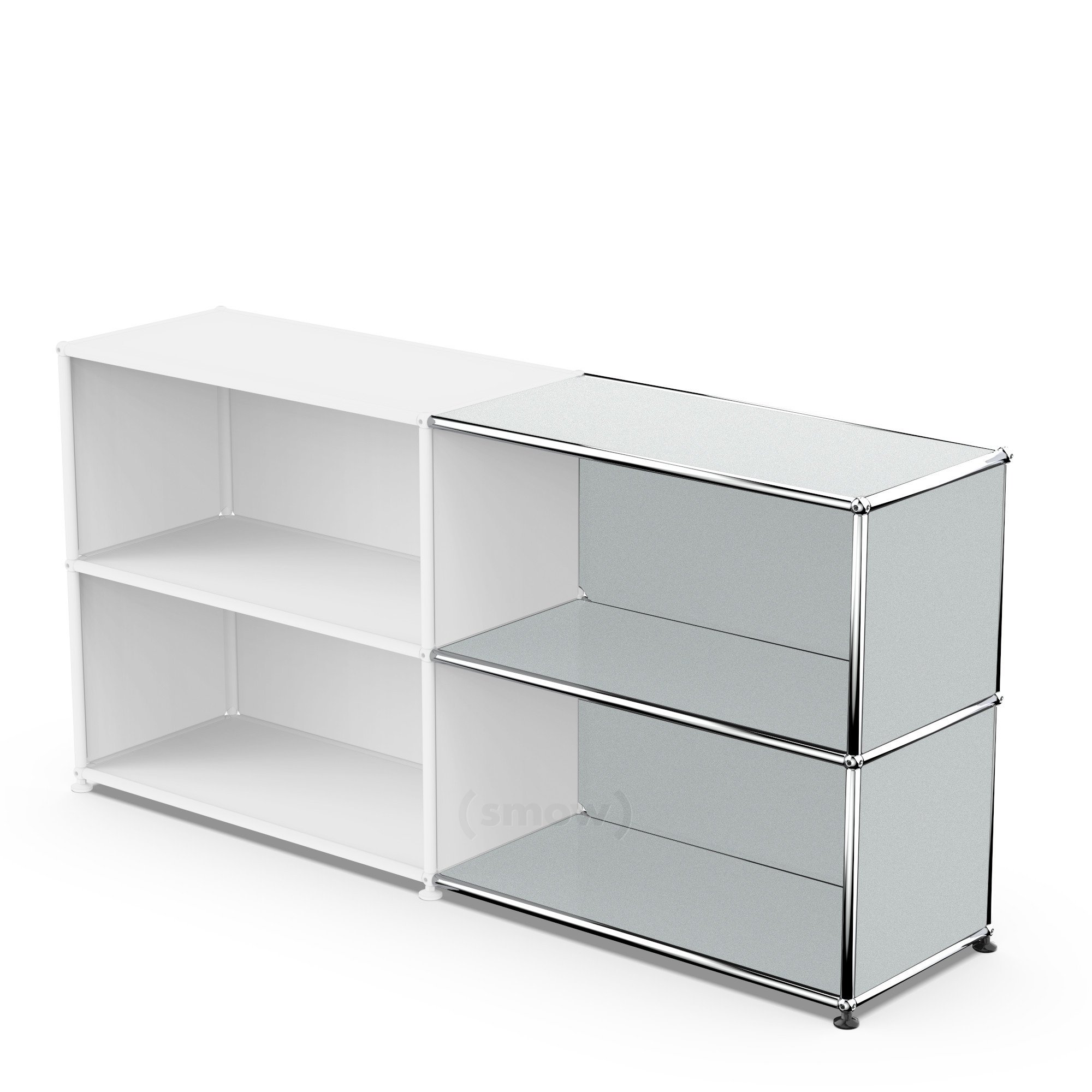 USM Haller Extension Kit Horizontal 2, USM matte silver, 35 cm | USM ...