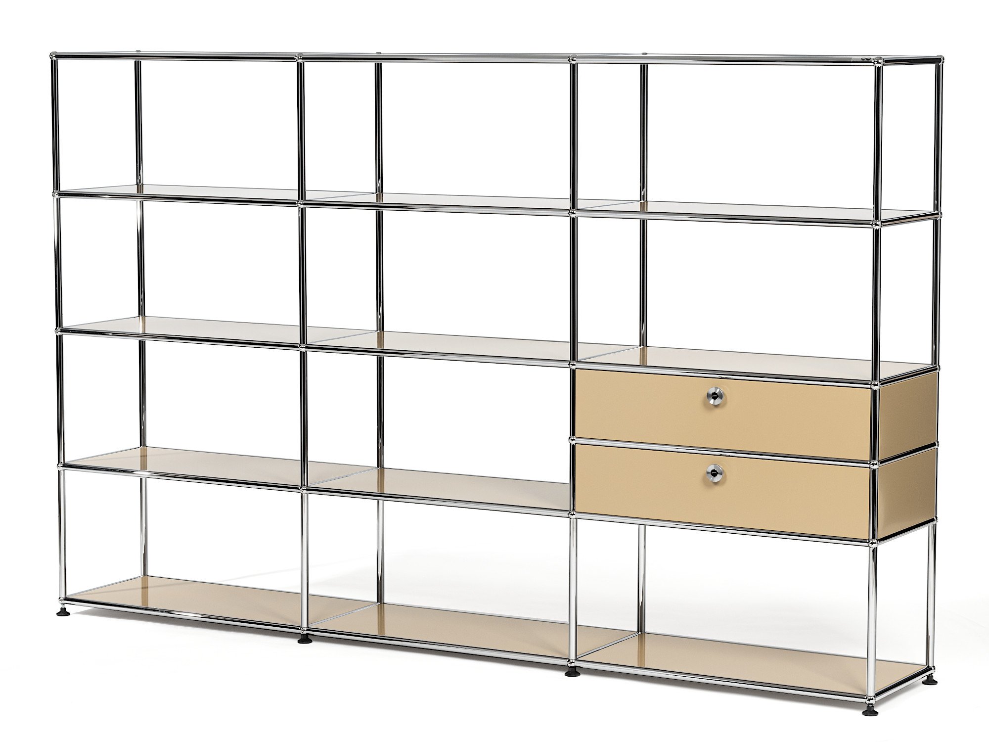USM Haller Living Room Shelf XL Type 2, USM beige | USM Haller | USM ...
