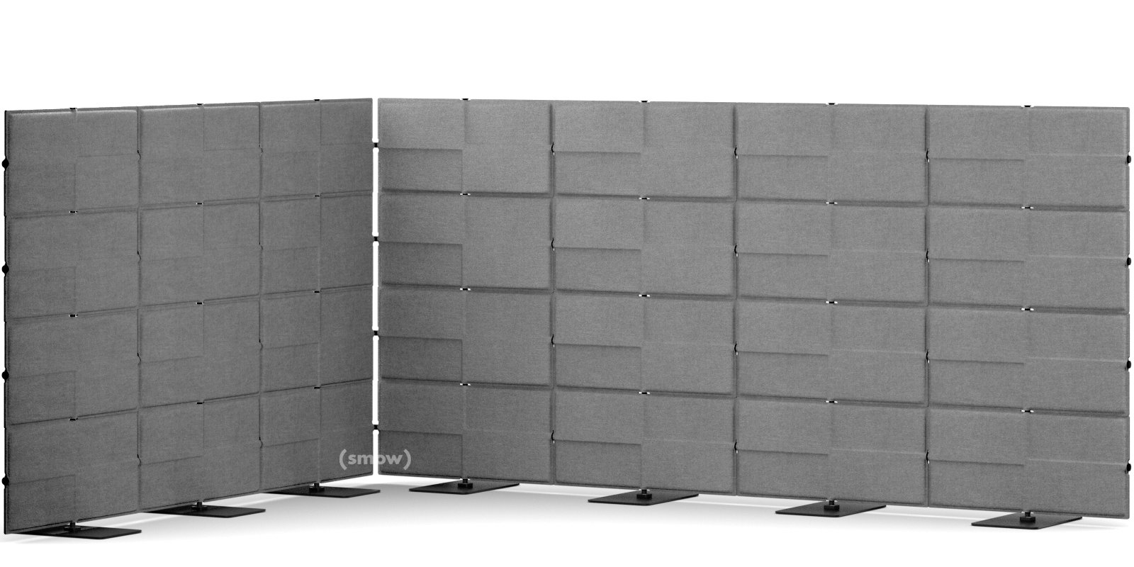 USM Privacy Panels Acoustic Corner, 3,00 m (4 elements), 1,44 m (4 ...