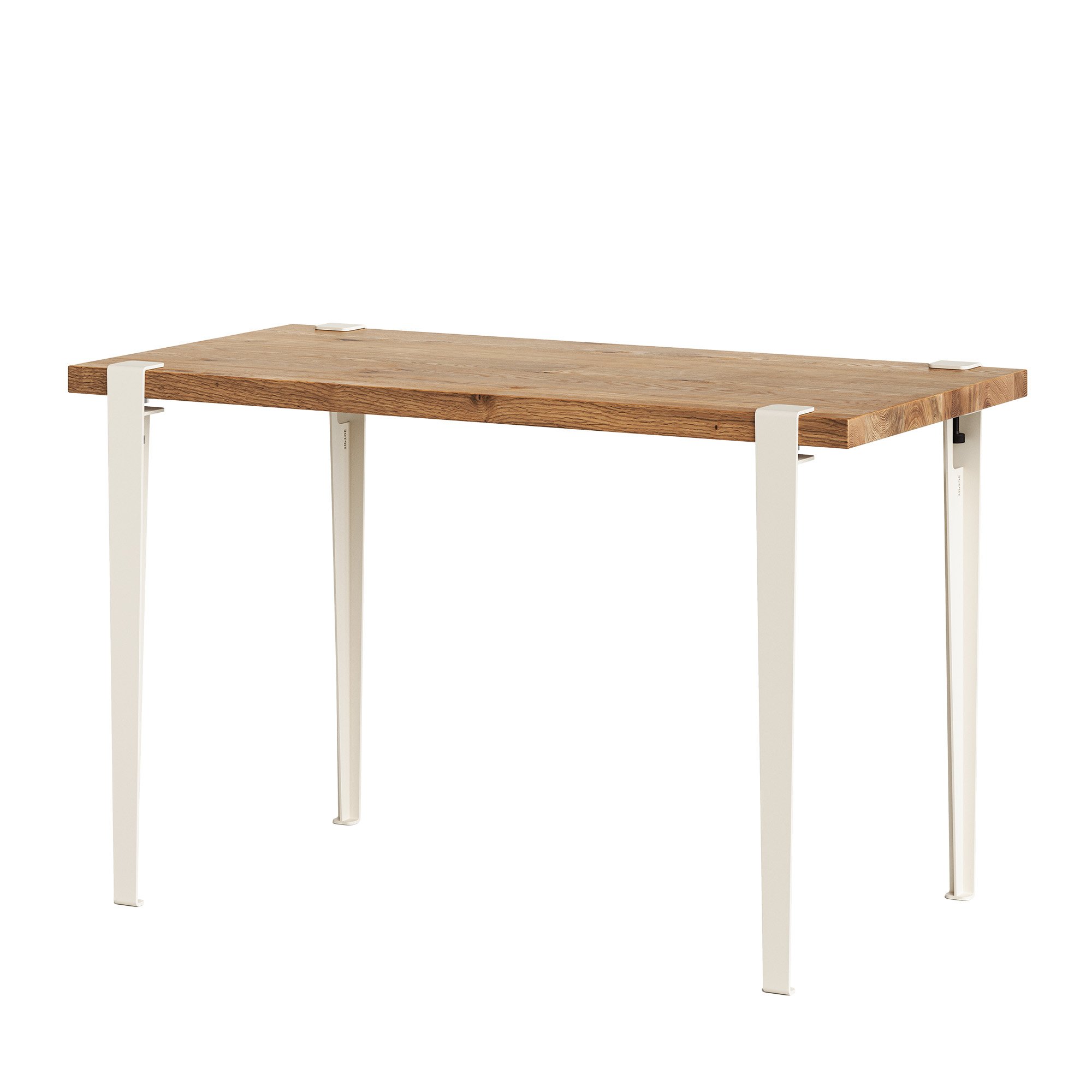 Tiptoe Dining Table Lobo, Reclaimed oak, Cream white | Tiptoe | Dining ...