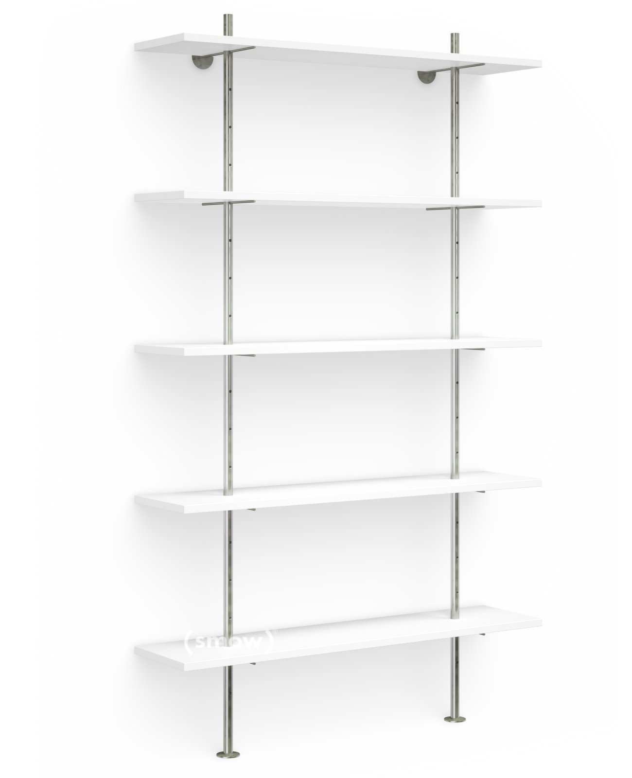 Regal Eiermann, Melamine white, 140 cm, 238 cm | Richard Lampert | by ...