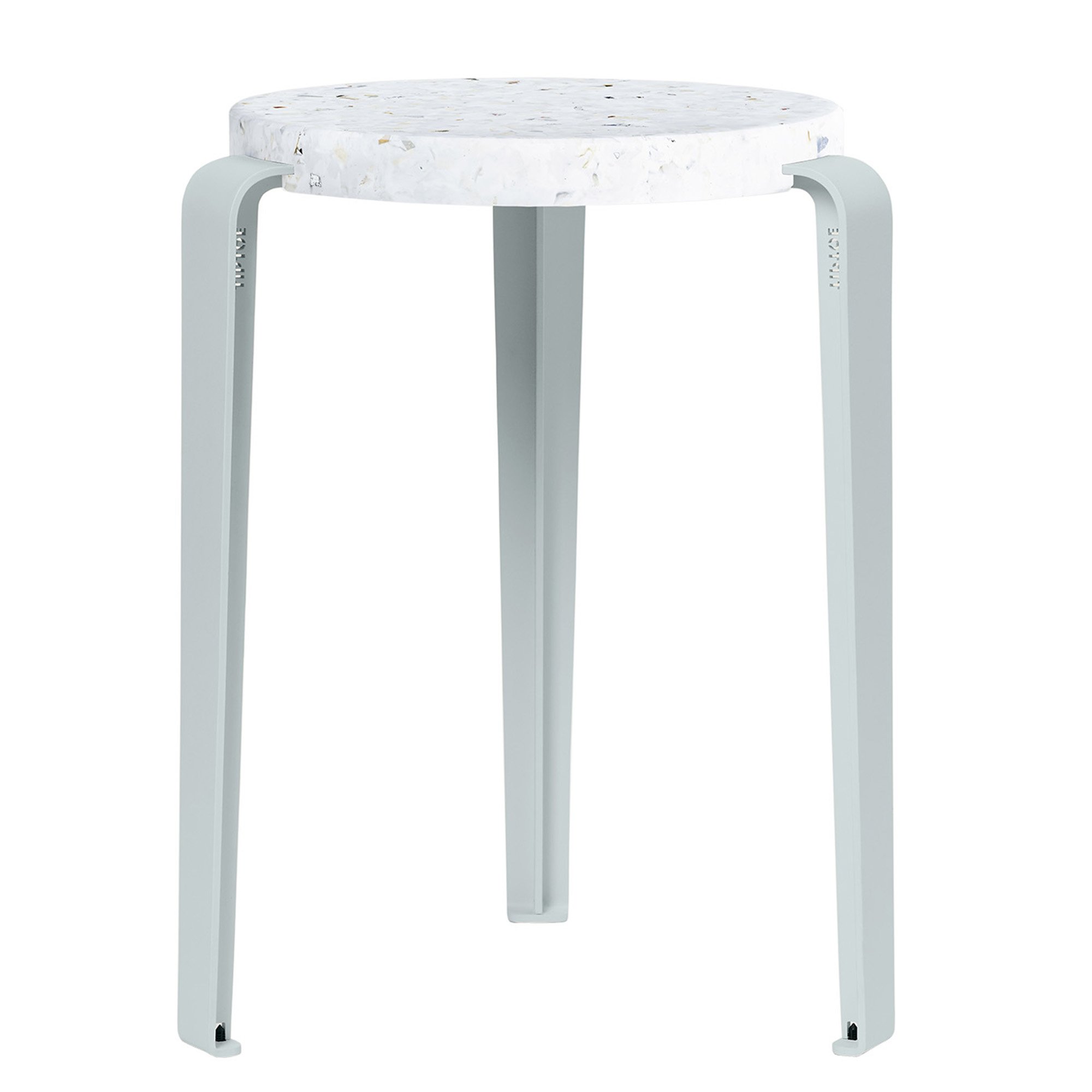 Lou Stool, Recycled Plastic, Venezia, Pale blue | Tiptoe | Stools ...