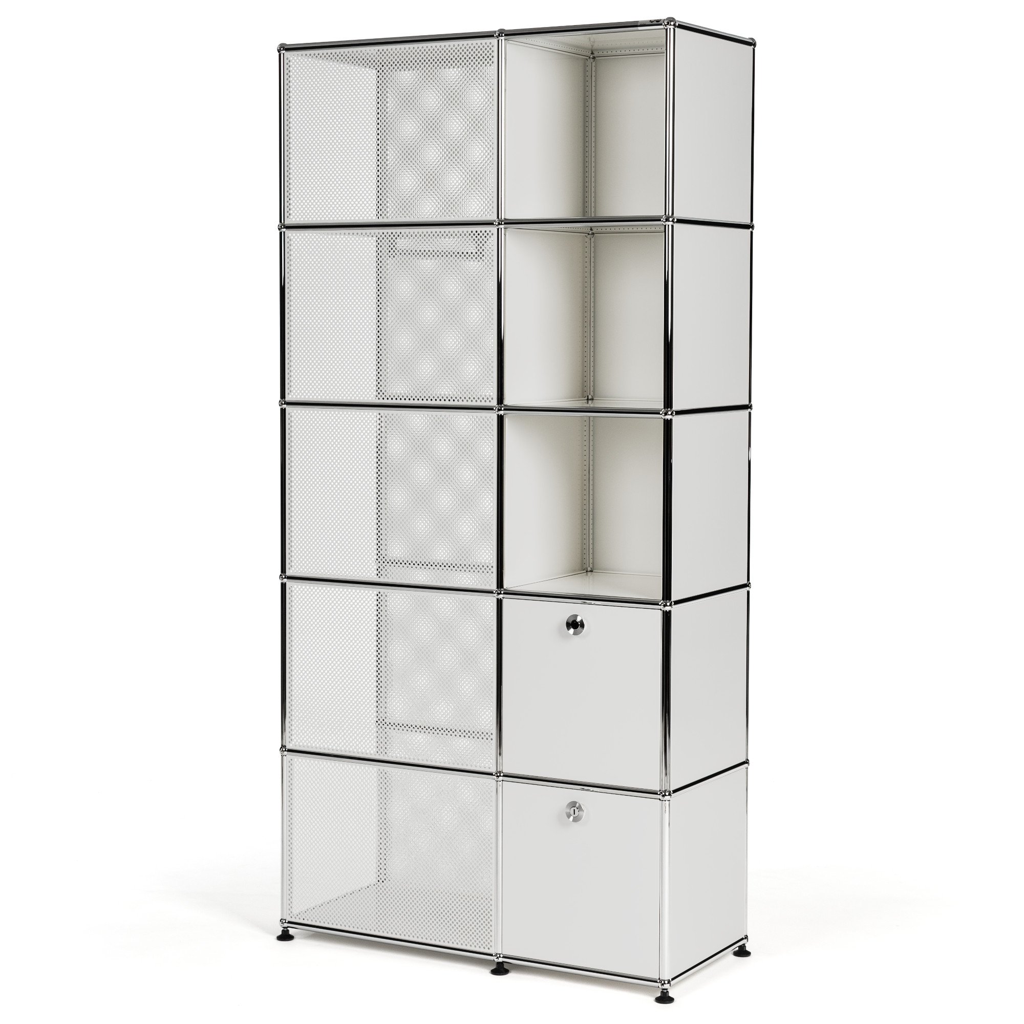 USM Haller wardrobe type 3, Light grey RAL 7035 | USM Haller | USM ...