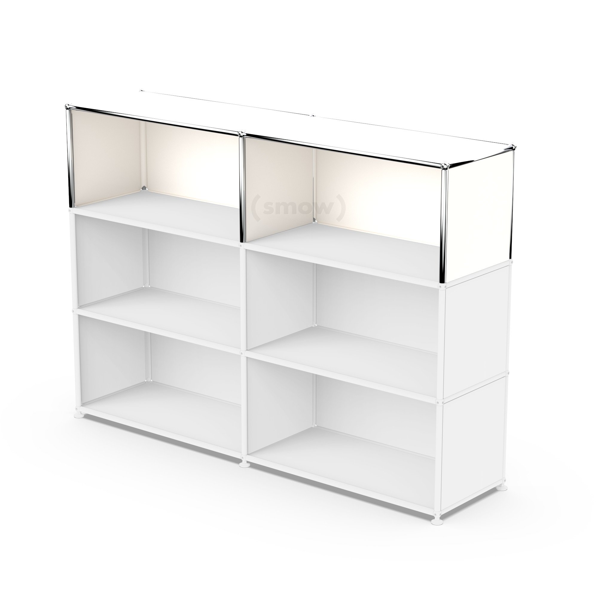 USM Haller Extension Kit Vertical 2, Pure white RAL 9010, 35 cm | USM ...