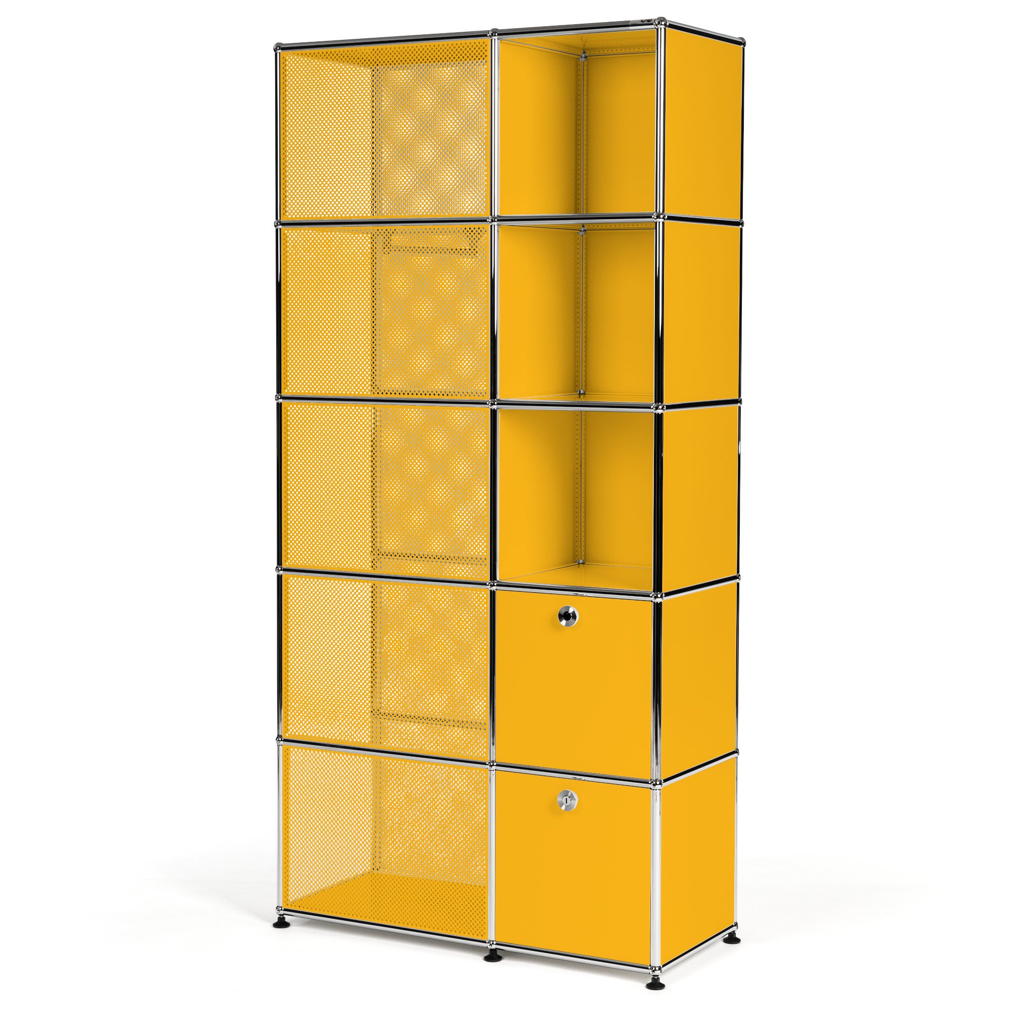 USM Haller wardrobe type 3, Golden yellow RAL 1004 | USM Haller | USM ...