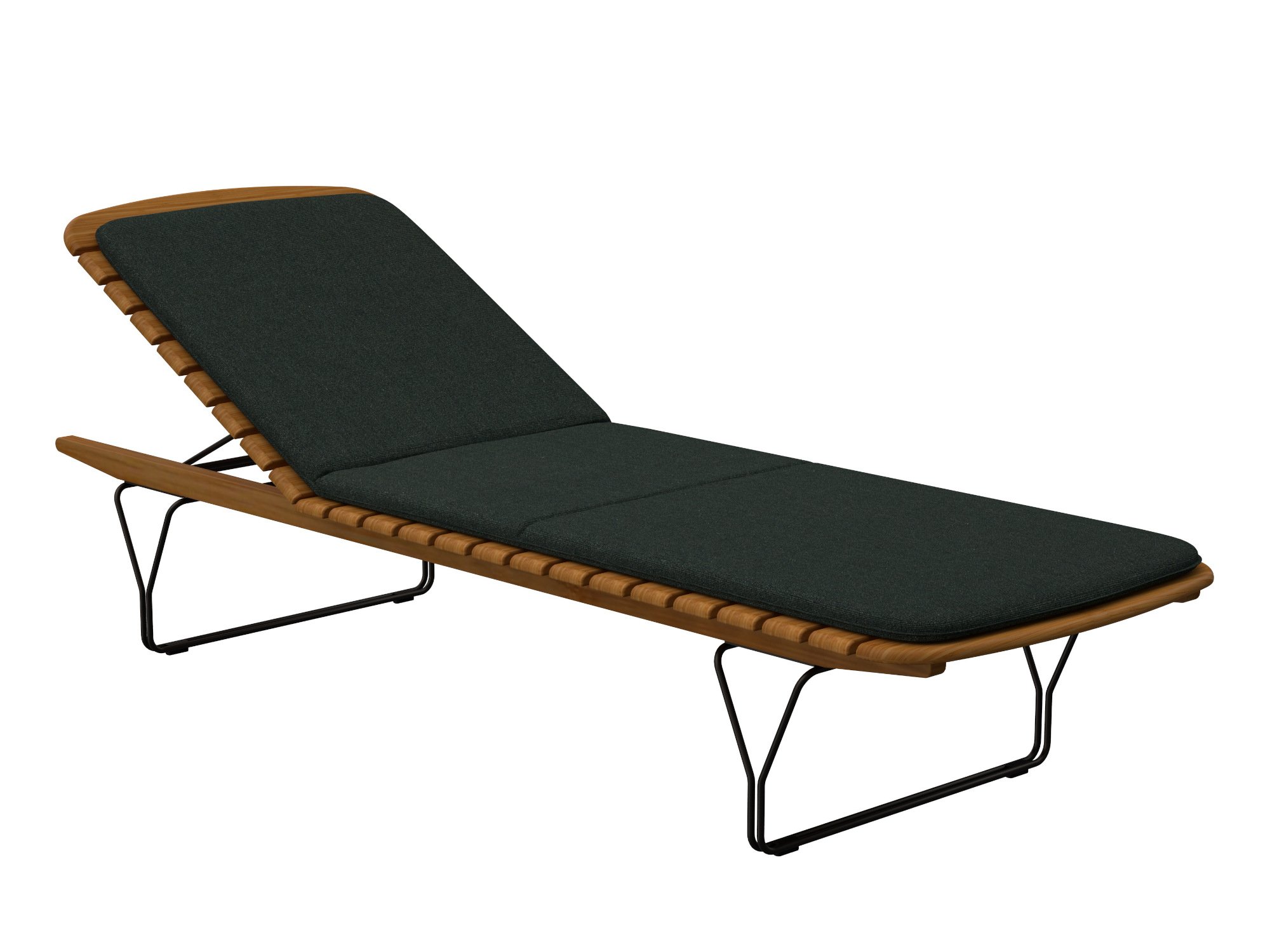 Molo Sunbed, Alpine green | Houe | Benches & Loungers - Designer ...
