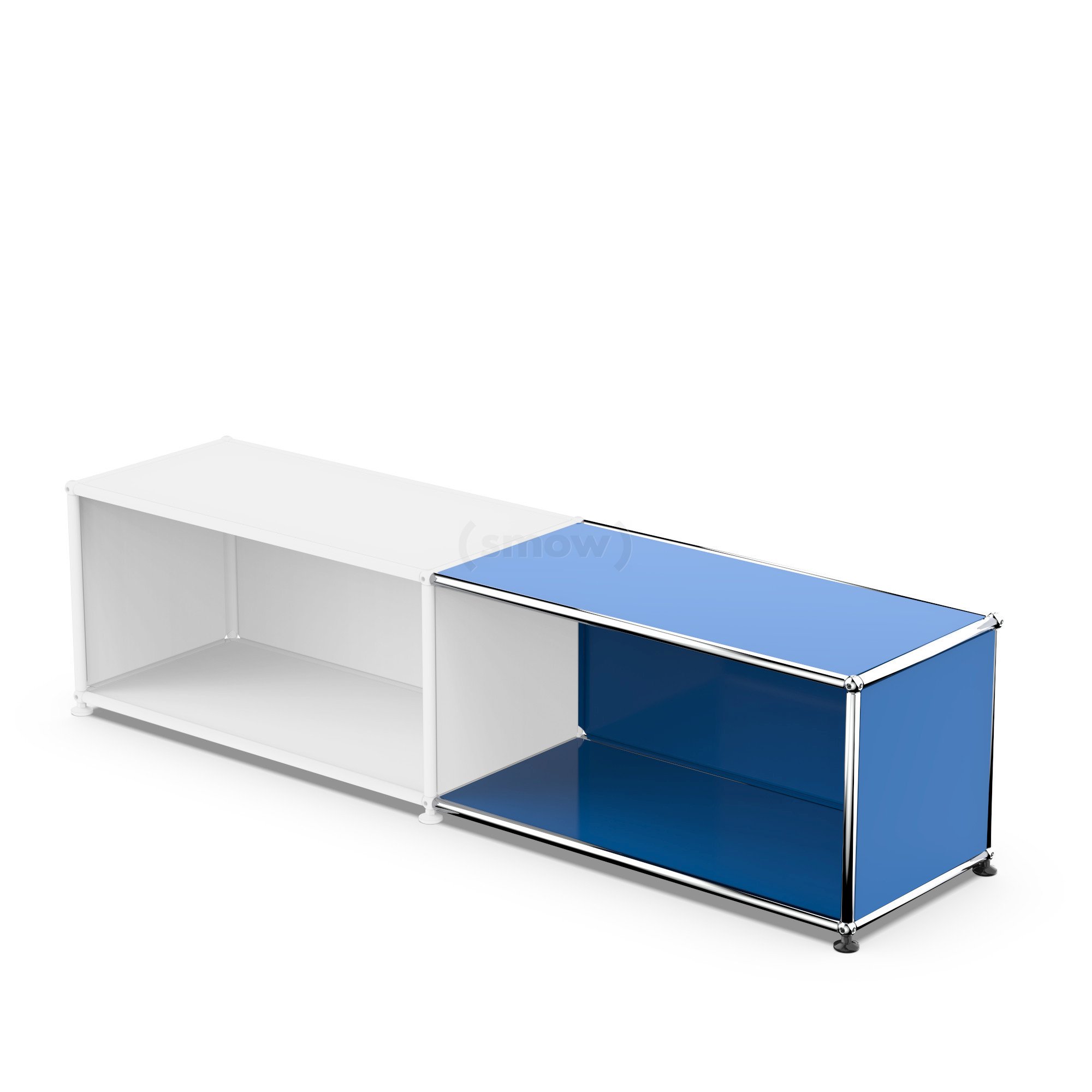USM Haller Extension Kit Horizontal 1, Gentian blue RAL 5010, 35 cm ...