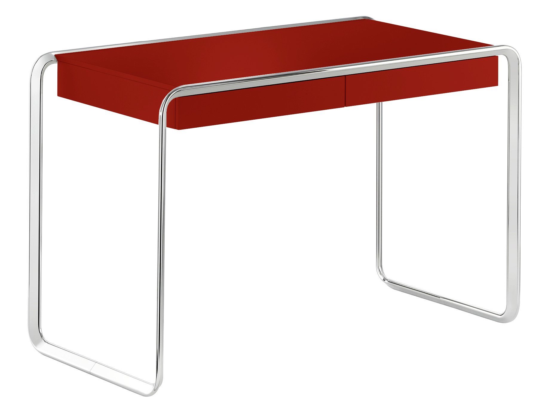 Oblique Desk K2D, Red | Tecta | Desks - Designer furniture from smow