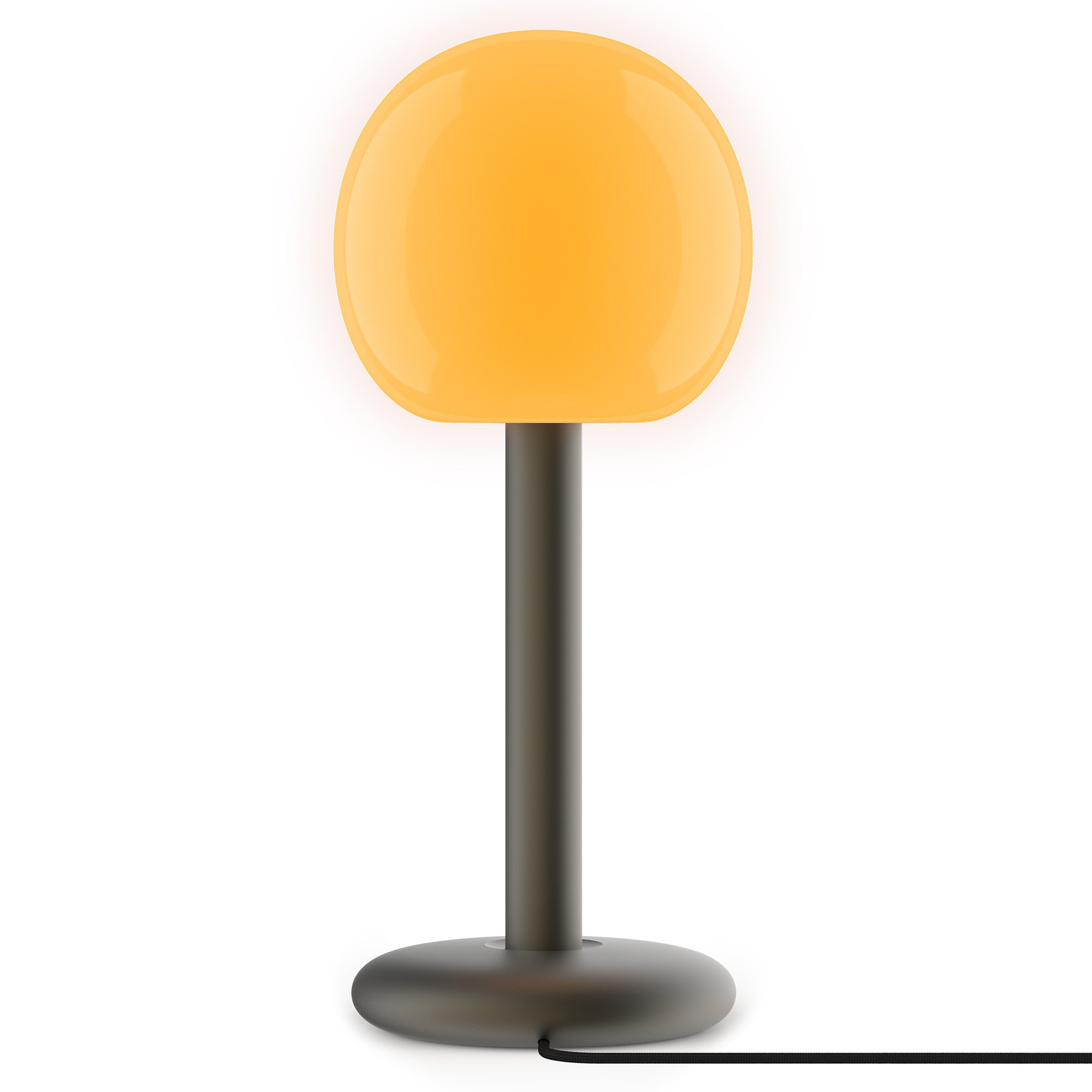 Fire Table Lamp, Black brass | Grau | Table Lamps - Designer furniture ...