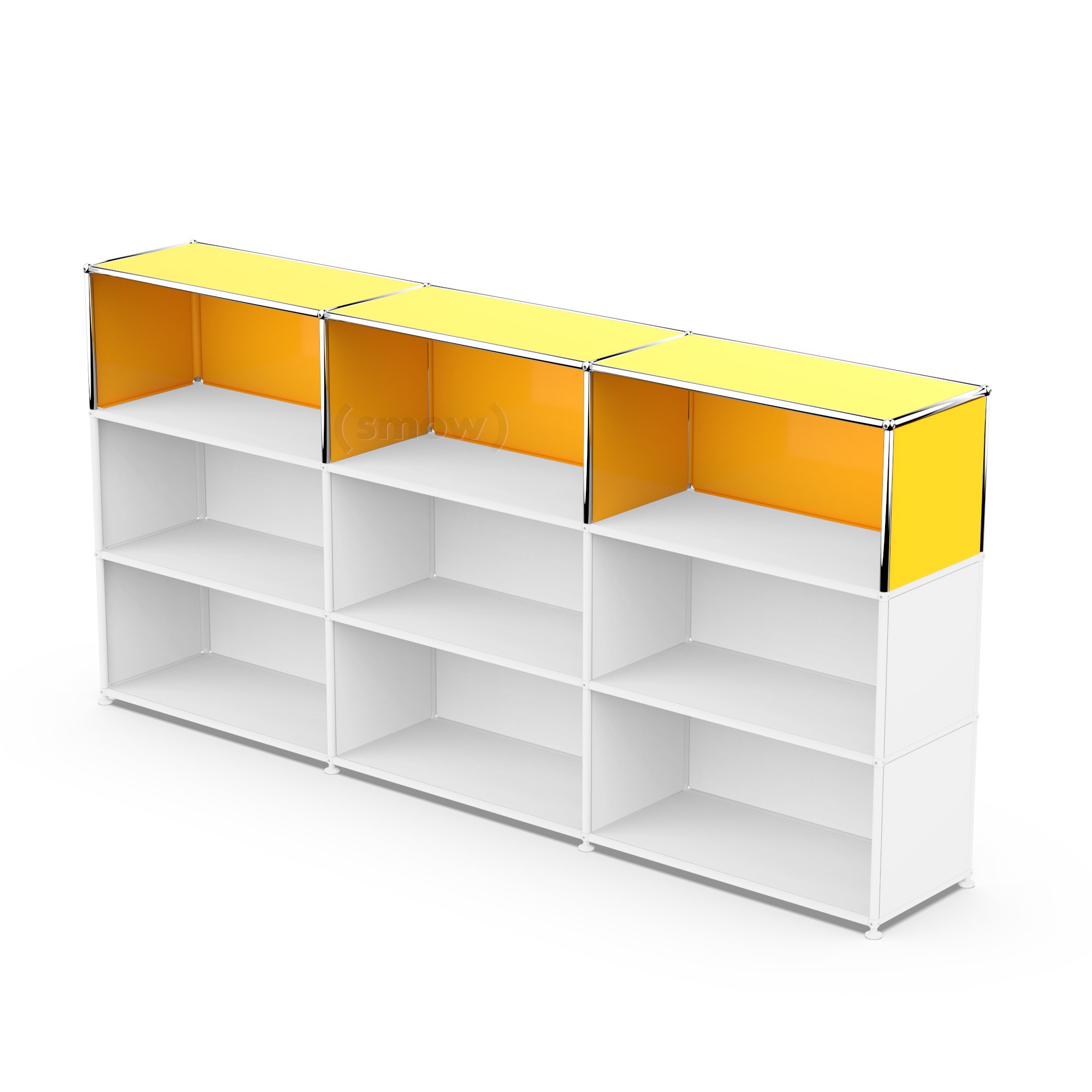 USM Haller Extension Kit Vertical 3, Golden yellow RAL 1004, 35 cm ...