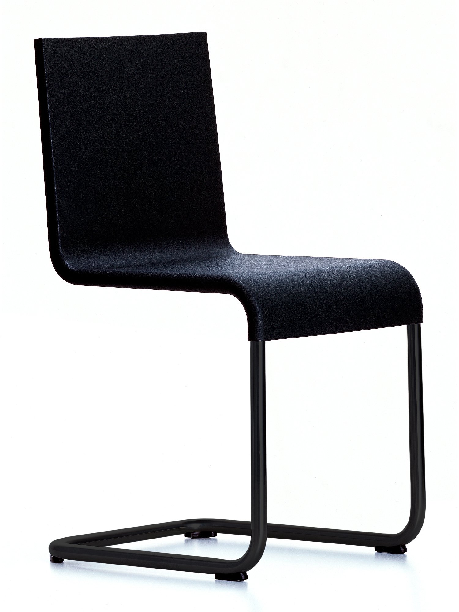 .05 Chair, Non-stackable, Basic dark, Black powdercoated | Vitra ...
