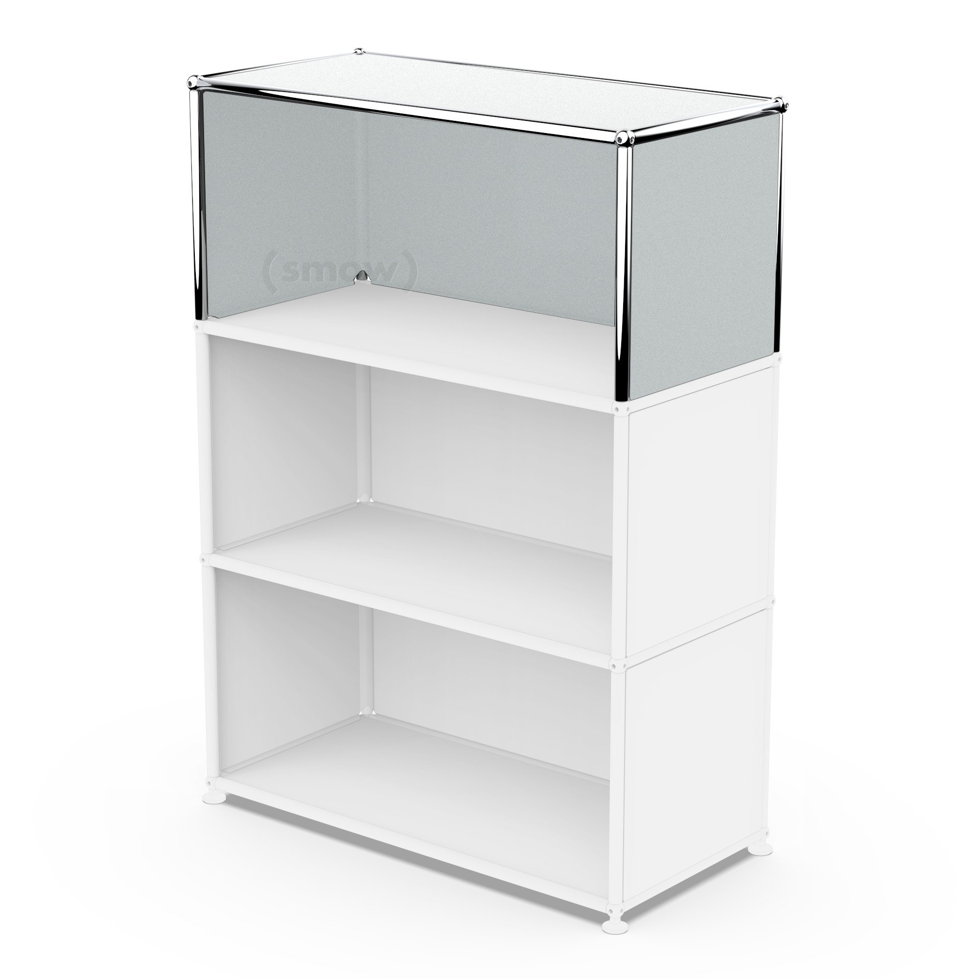 USM Haller Extension Kit Vertical 1, USM matte silver, 35 cm | USM ...