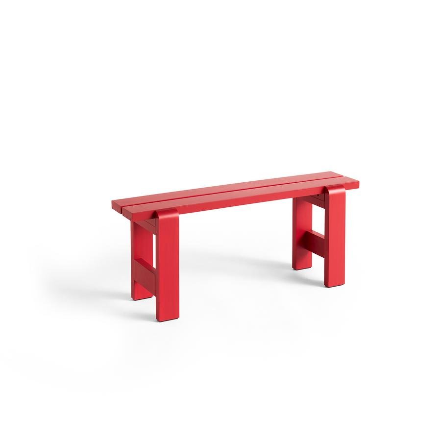 Weekday Bench, 111 cm, Wine red | Hay | Benches & Loungers - Designer ...