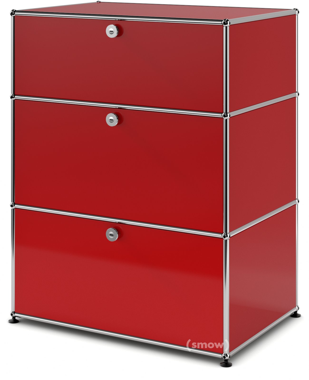 USM Haller Storage Unit with 3 Drawers, H 95 + 4 x W 75 x D 50 cm, USM ...