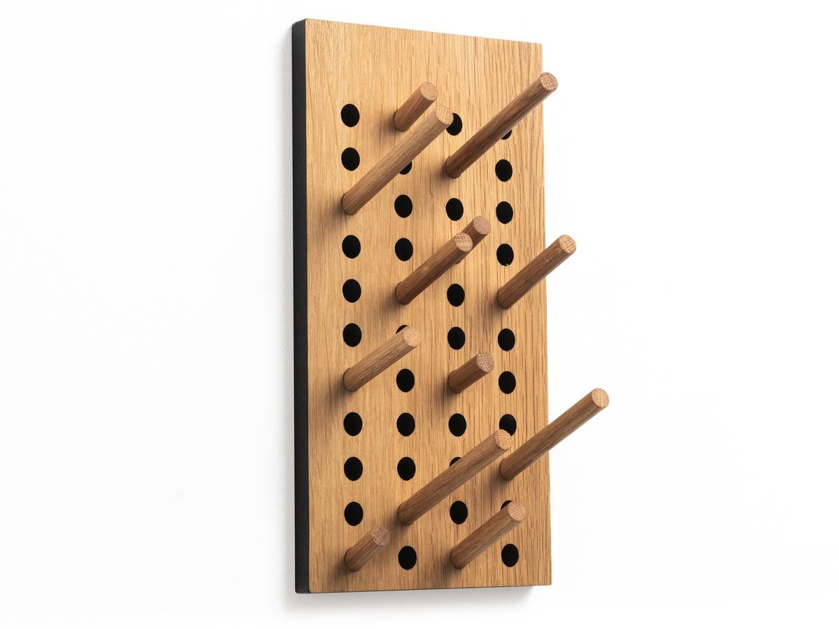 Scoreboard, Small, vertical, Natural oak | We Do Wood | Wall-mounted ...